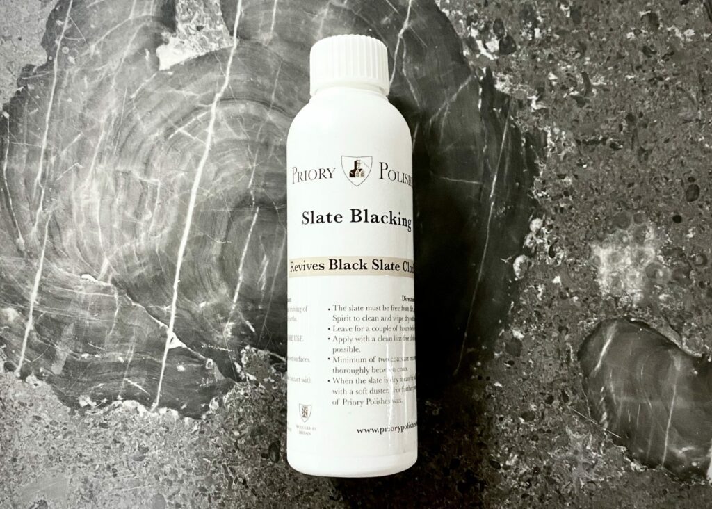 Slate Blacking - Black Slate Restorer - Priory Polishes