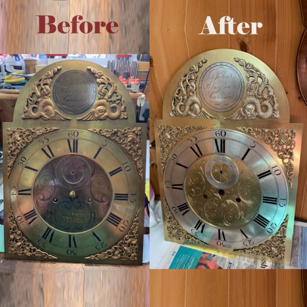 How To Restore And Re-Silver Your Clock Dial - Priory Polishes