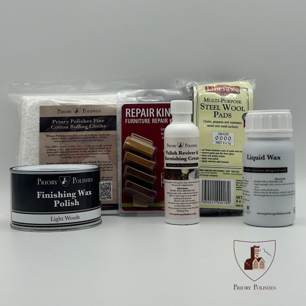 Restoration Kits - For Wood Furniture - Priory Polishes