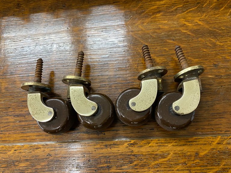 How To Restore And Clean Antique Castors - Priory Polishes