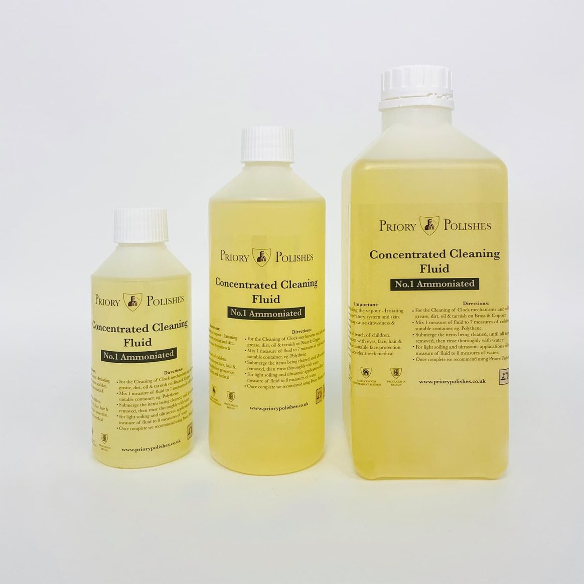Priory Polishes - No1 Brass Cleaning Solution - Priory Polishes