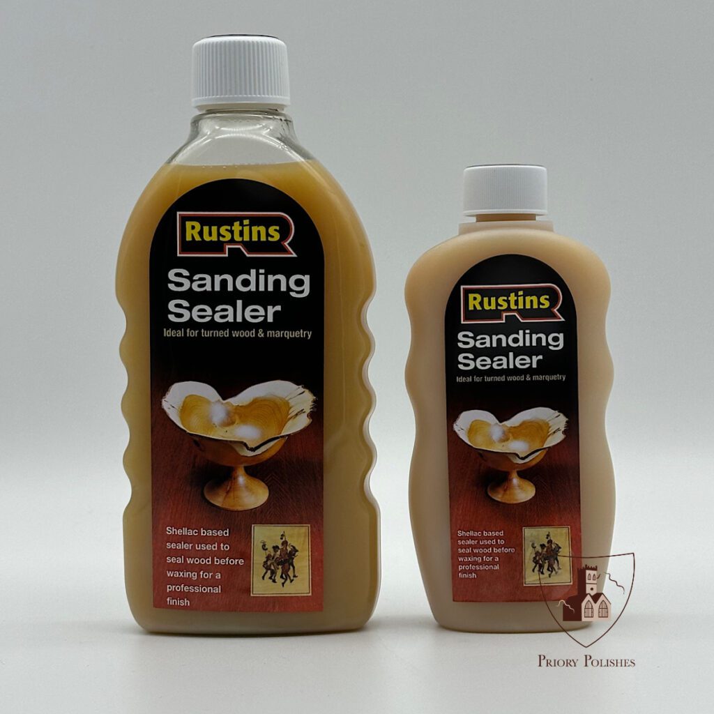 Rustins Shellac Sanding Sealer - Priory Polishes