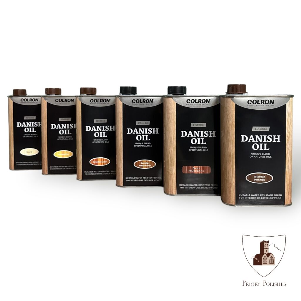 Colron Danish Oil - Available In A Range Of Colours.