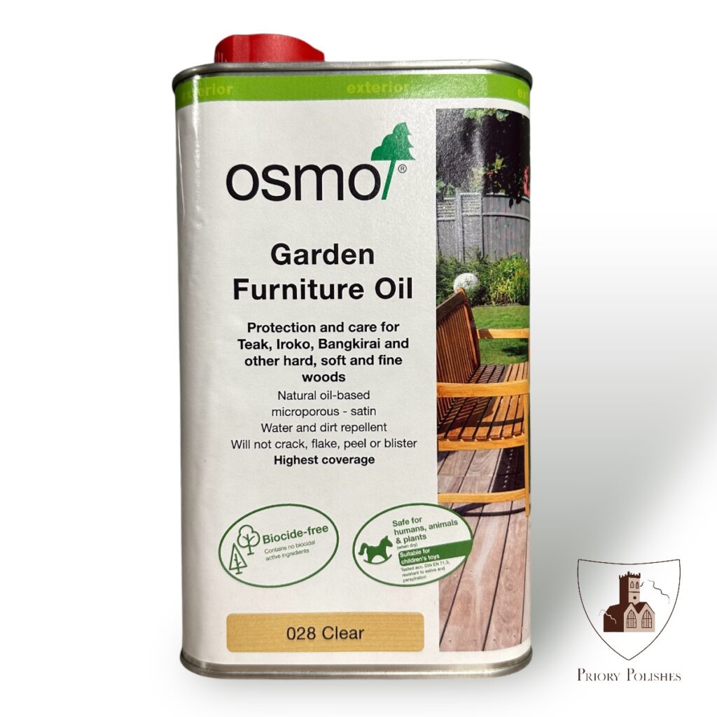 Osmo Garden Furniture Oil - 1 Litre - Priory Polishes