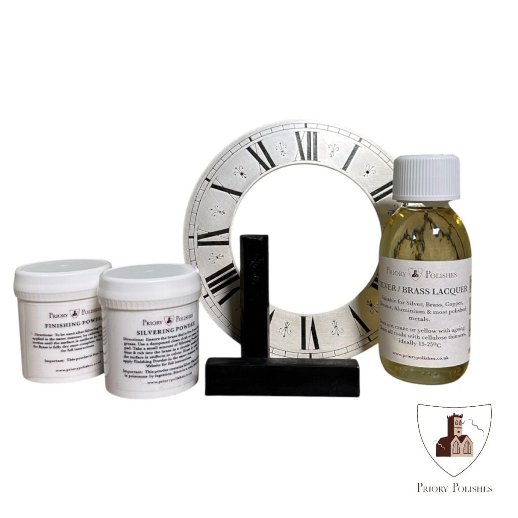 Clock Dial Silvering Restoration Kit - Priory Polishes