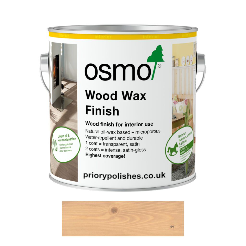 Osmo Wood Wax Finish | Transparent Tones - Priory Polishes